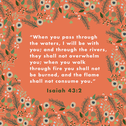 Isaiah 43:2 - Verse of the Day 9/6/14 - Whats in the Bible