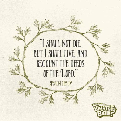 Psalm 118 17 Verse Of The Day 9 8 14 Whats In The Bible Psalm 118 17 Verse Of The Day 9 8 14 Whats In The Bible