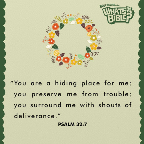 Psalm 32:7 - Verse of the Day 11/29/14 - Whats in the Bible